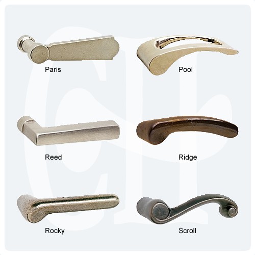 Rocky Mountain Curved Door Handles in Bronze. Various finishes and ...