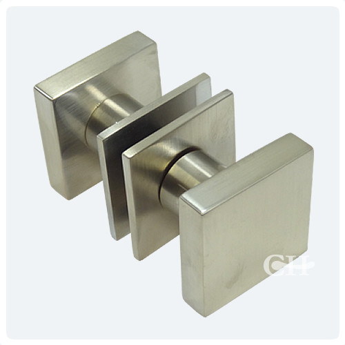 Henry Blake Art Deco Square Shower Door Knobs in Brass Bronze Chrome or ...