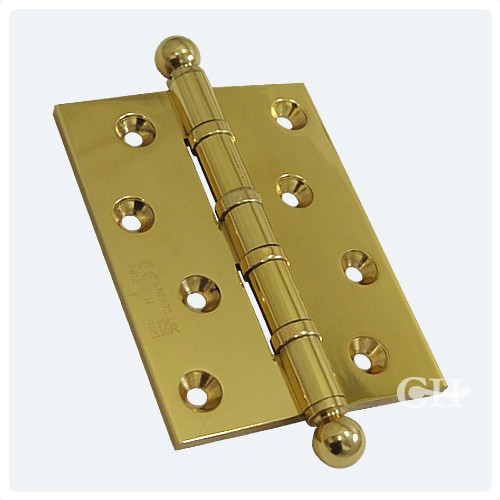 Simonswerk 1650 Ball Race Butt Hinges With Decorative Finials in Brass ...