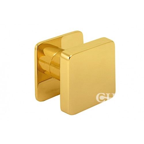 40mm Square Cupboard Knobs In Brass Bronze Nickel or Chrome | Door ...