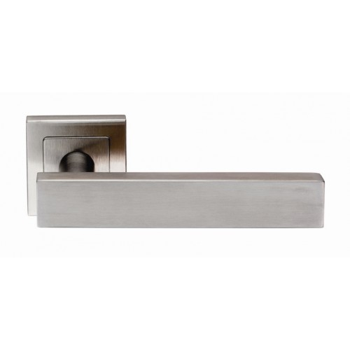 SSL1403SSS Square Lever on Stainless Steel Square Rose from Cheshire ...