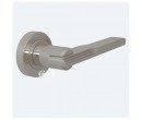 AQ5CP Art Deco Style Lever Handles on Rose in Chrome from Cheshire ...