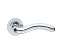 AQ8 Squiggle Lever Handles on Rose in Chrome or Brass from Cheshire ...