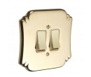 Brassart Art Deco Light Switches in Brass Bronze Chrome or Nickel ...