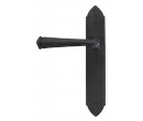 From The Anvil 33270 Black Gothic Lever Handles on Plain Latch ...