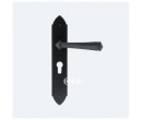 From The Anvil 33277 Gothic Lever Handles on Euro Lock Backplate from ...